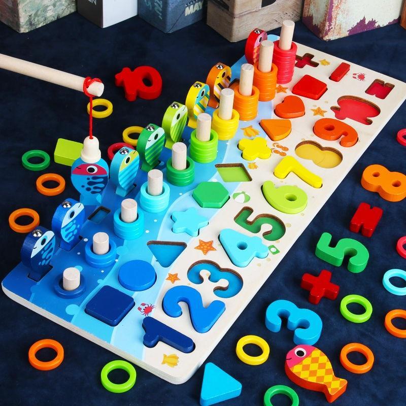 Educational Wooden Counting Toy – moderntrendystore