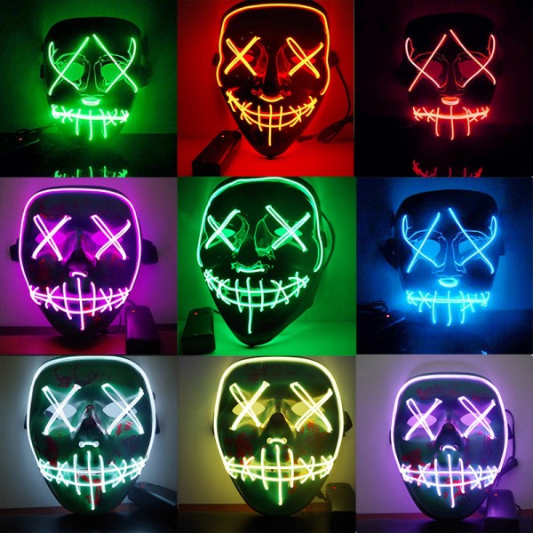 Halloween LED Purge Mask – moderntrendystore